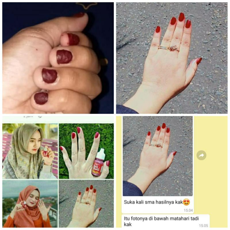 Jual Inai kuku / pewarna kuku / henna / bisa untuk sholat / halal ...