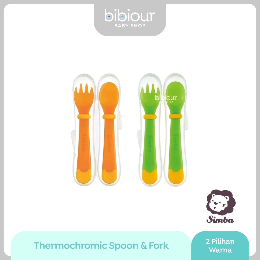 Jual Simba Magic Rainbow Thermochromic Spoon & Fork | Shopee Indonesia