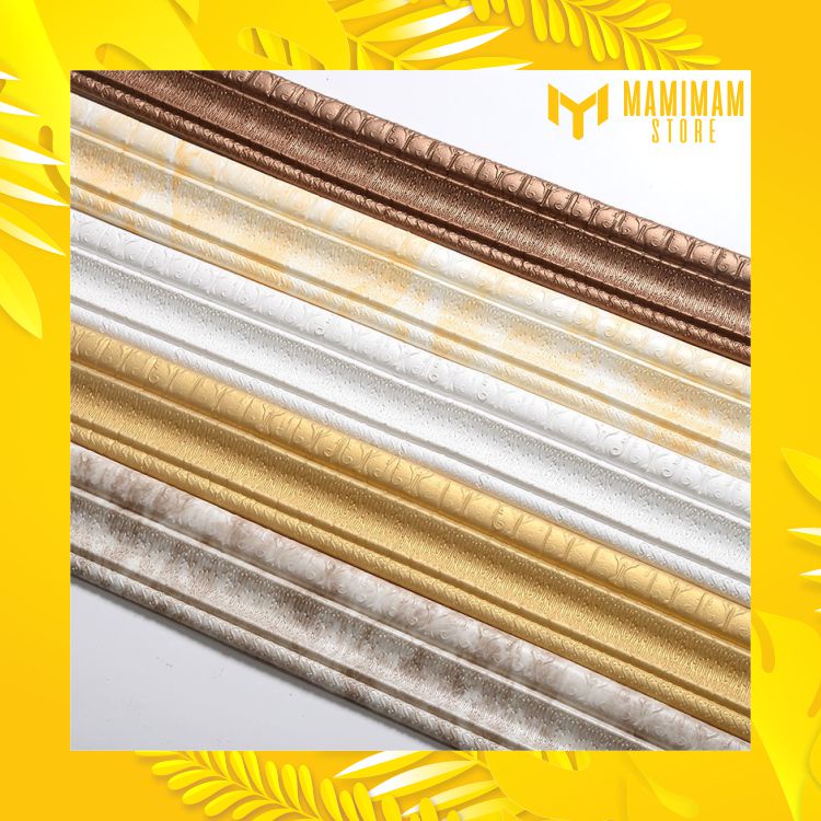 Jual Wallpaper Border List Foam 3D 230cm tebal 8mm List Dinding Border ...