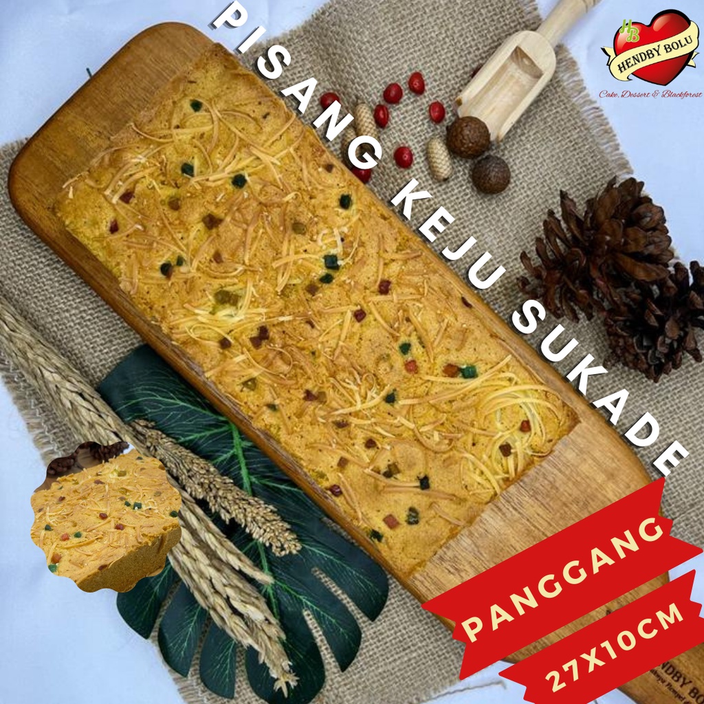 Jual Kue Bolu Pisang Sukade Panggang / Banana Cake (27 x10) | Shopee ...