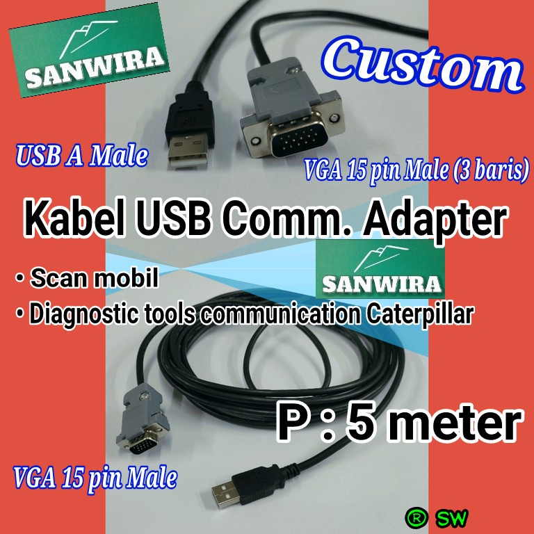 Jual Kabel USB Communication Adapter / Kabel Diagnostic Tools ...