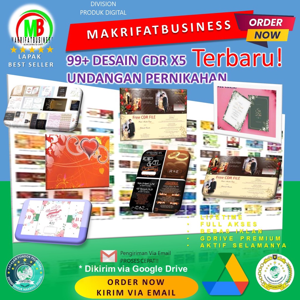Jual 99+ DESAIN CDR X5 UNDANGAN PERNIKAHAN (COREL DRAW) SIAP PAKAI ...
