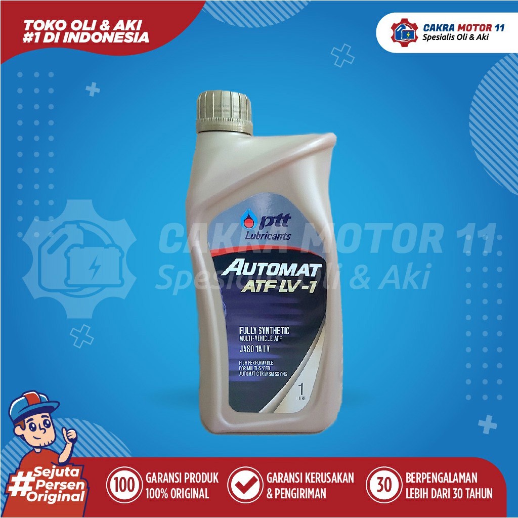 Jual Ptt Lubricants Automat Atf Lv-1 1lt | Shopee Indonesia