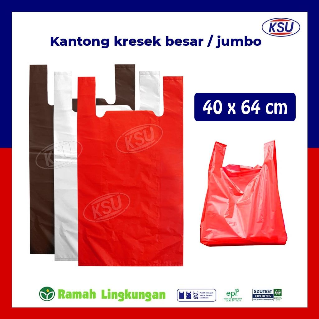 Jual Kresek Jumbo 40 cm / Kantong Plastik HD Besar | Shopee Indonesia