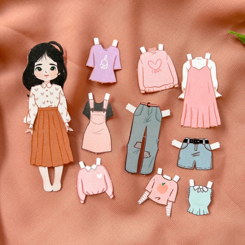 Jual Mainan Bongkar Pasang BP Paper Doll Mainan Anak Banyak Karakter ...