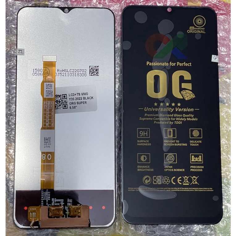 Jual lcd touchscreen vivo Y35 2022 original oem super | Shopee Indonesia