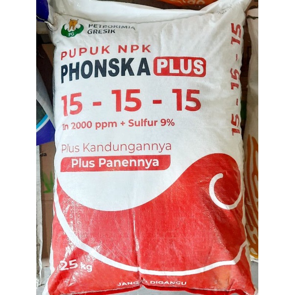 Jual Pupuk NPK PHONSKA PLUS 15.15.15 - 25kg (Original 100%) | Shopee ...