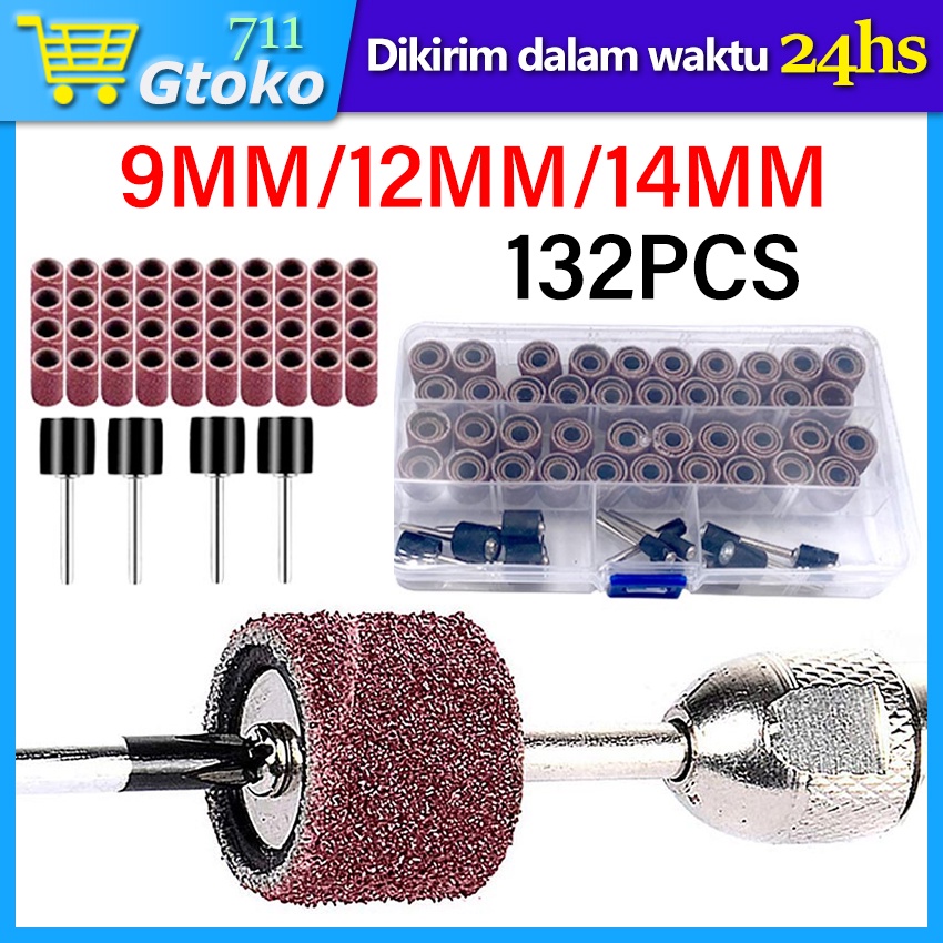 Jual Amplas Ring Set Mini Sanding Drum Roll Band 9mm / 12mm / 14mm ...