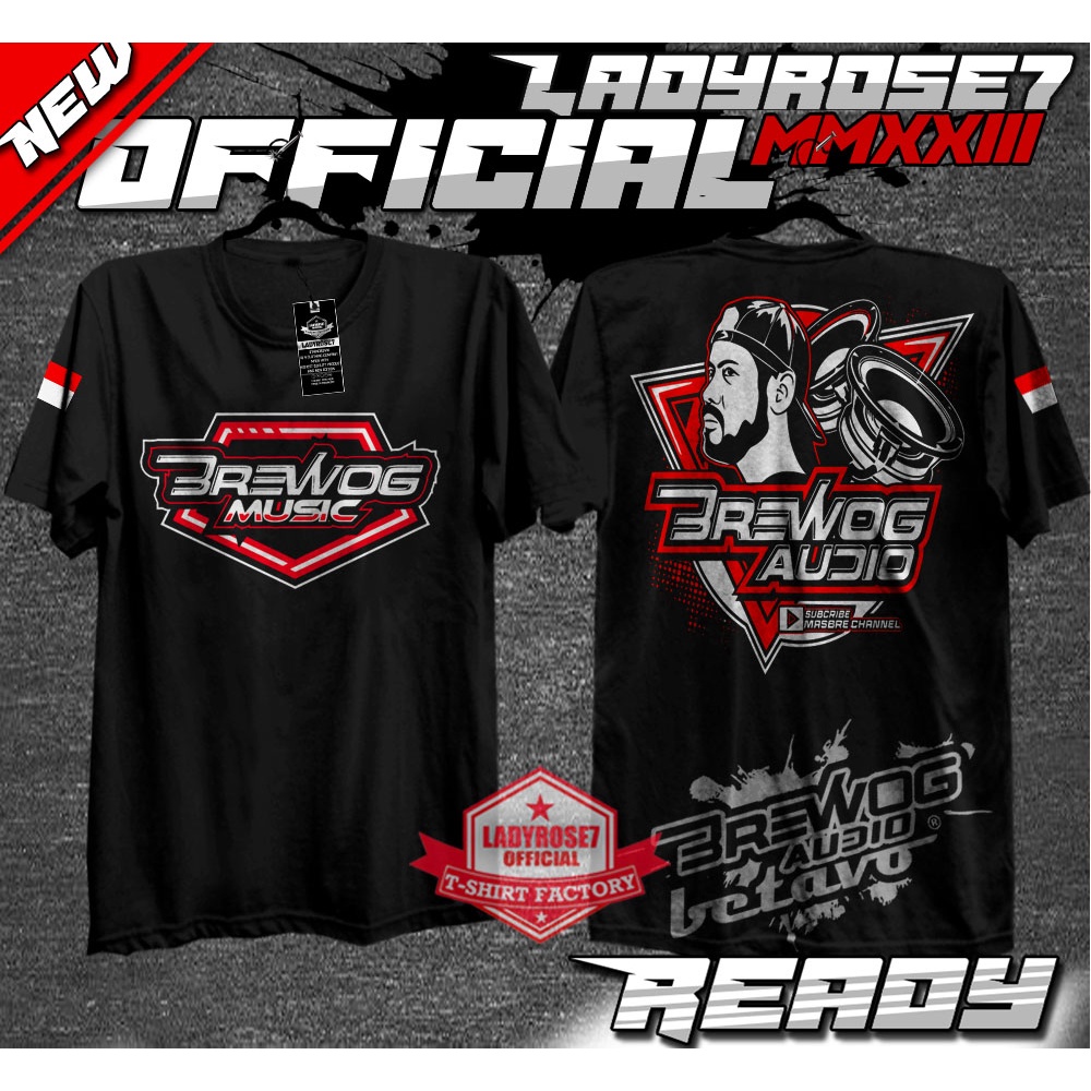 Jual KAOS BREWOG AUDIO PROFESSIONAL SOUND SYSTEM | Shopee Indonesia