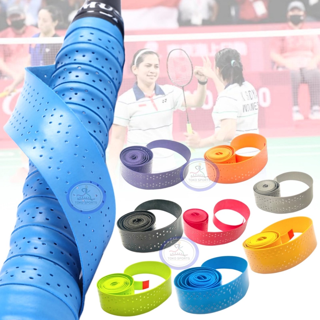 Jual Grip bulat Lubang Titik - Grip Karet - Grip Raket Badminton ...
