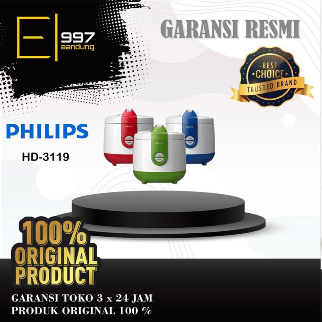 Jual PHILIPS RICE COOKER HD-3119 / HD3119 , 2 LITER | Shopee Indonesia
