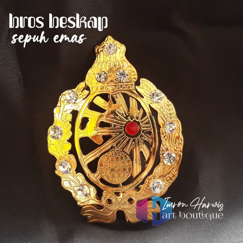Jual Bros Beskap Sepuh Emas Radya Laksana Permata Solo Kraton Kasunanan ...