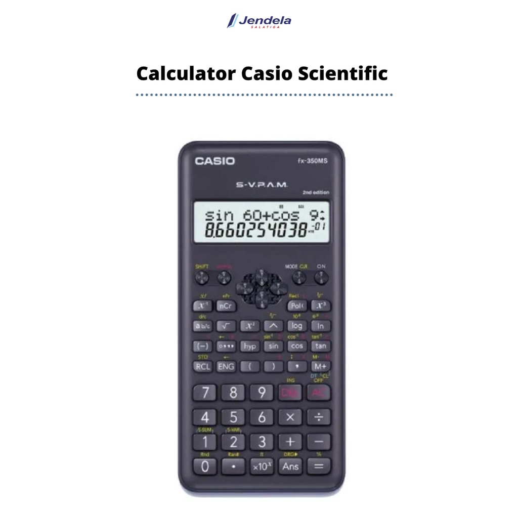 Jual Kalkulator Ilmiah Casio / Kalkulator Scientific Casio FX-350MS ...