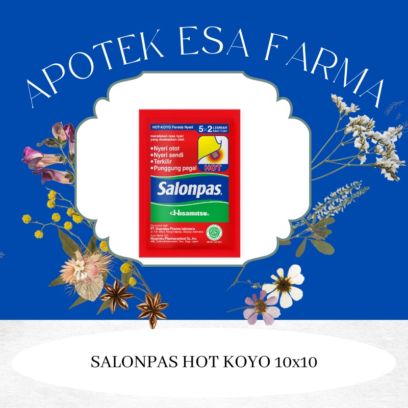 Jual Salonpas Koyo Pereda Nyeri / Biru / Merah / Koyo Hangat / Hot Koyo ...