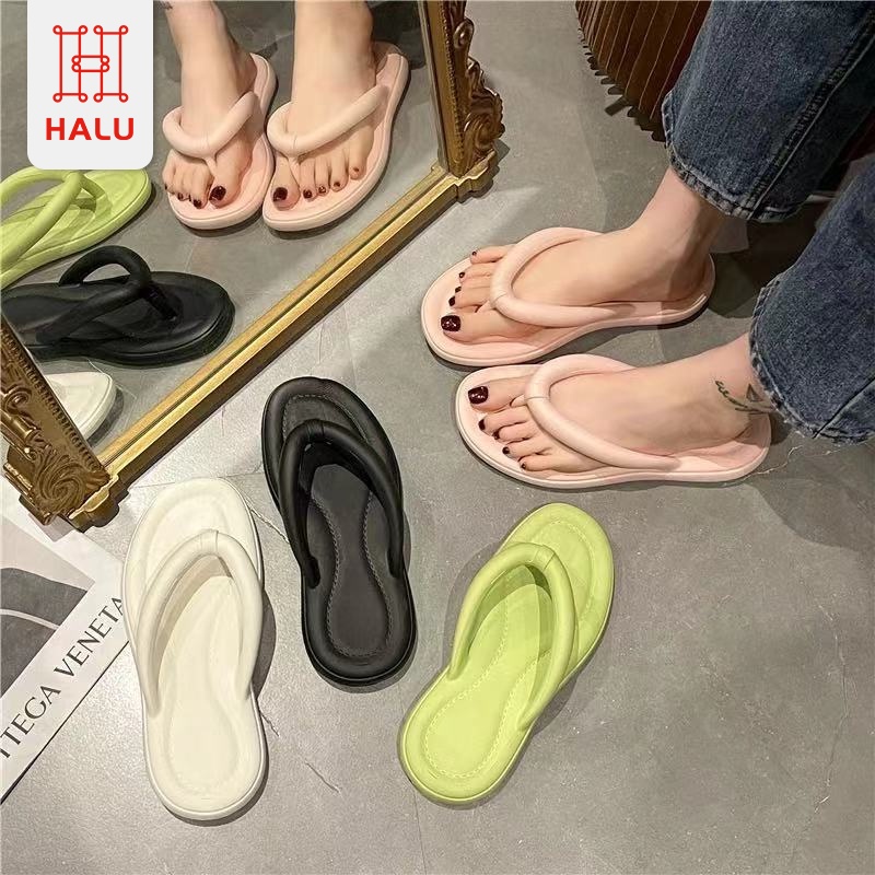 Jual HALU Sendal Jepit Wanita Sandal Jepit Cewek Anti Slip Korean Style ...