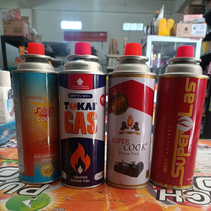 Jual Gas kaleng original portable 235ml baru bukan revil | Shopee Indonesia