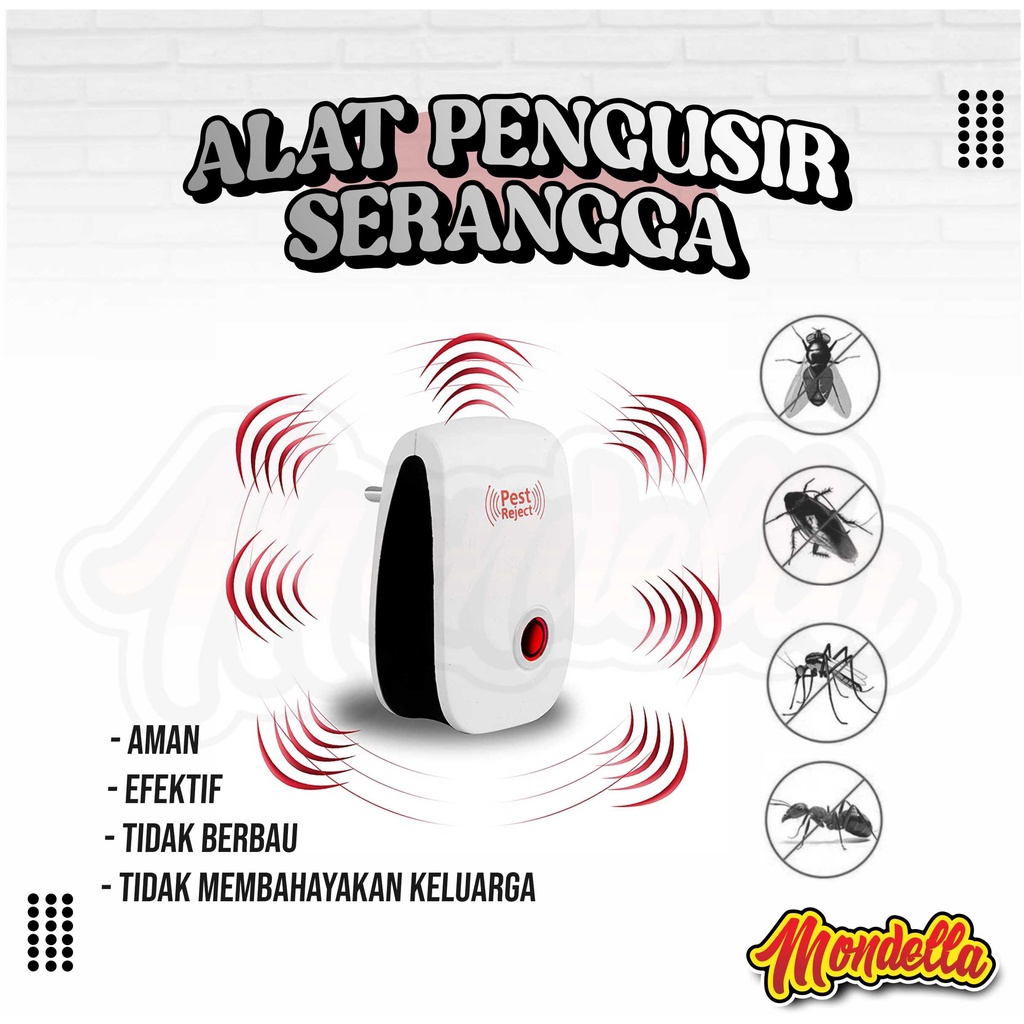 Jual Alat Pengusir Serangga Nyamuk Tikus Kecoa Lalat Ampuh Pest Reject ...