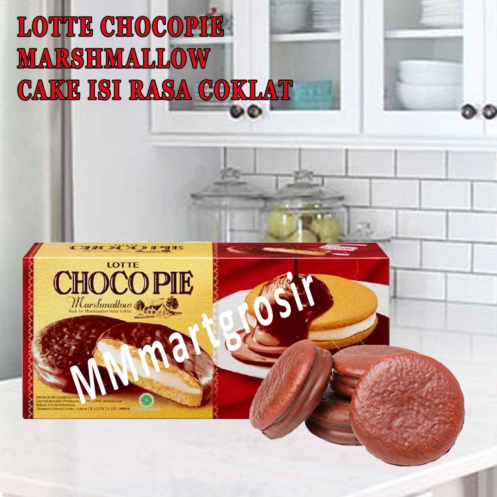 Jual LOTTE CHOCOPIE MARSHMALLOW ISI 6PACK 156g | Shopee Indonesia