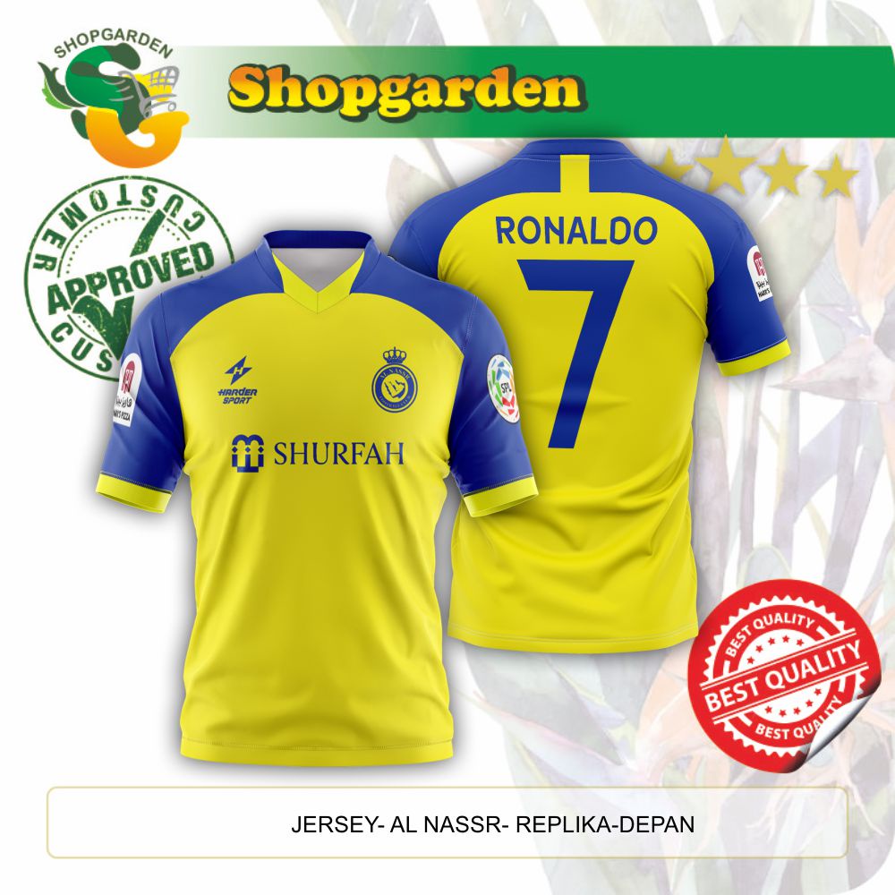 Jual Baju Jersey Bola Kaos Jersey AL NASSR RONALDO Kaos Jersey Dewasa ...
