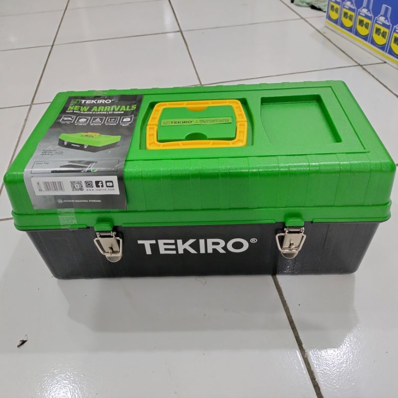 Jual Tool Box "TEKIRO" 3 Susun Bahan Plastik || Toolbox Tempat Penyimpan Pekakas/ Kunci | Shopee ...