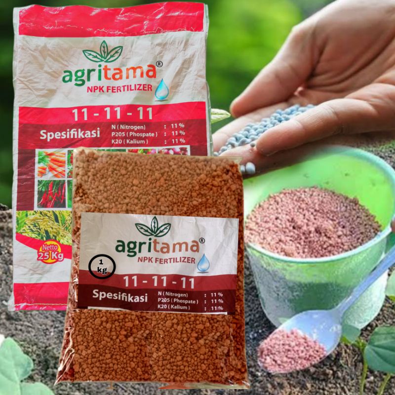 Jual npk 11 11 11 / pupuk tabur / npk kocor / npk mudah larut / npk ...