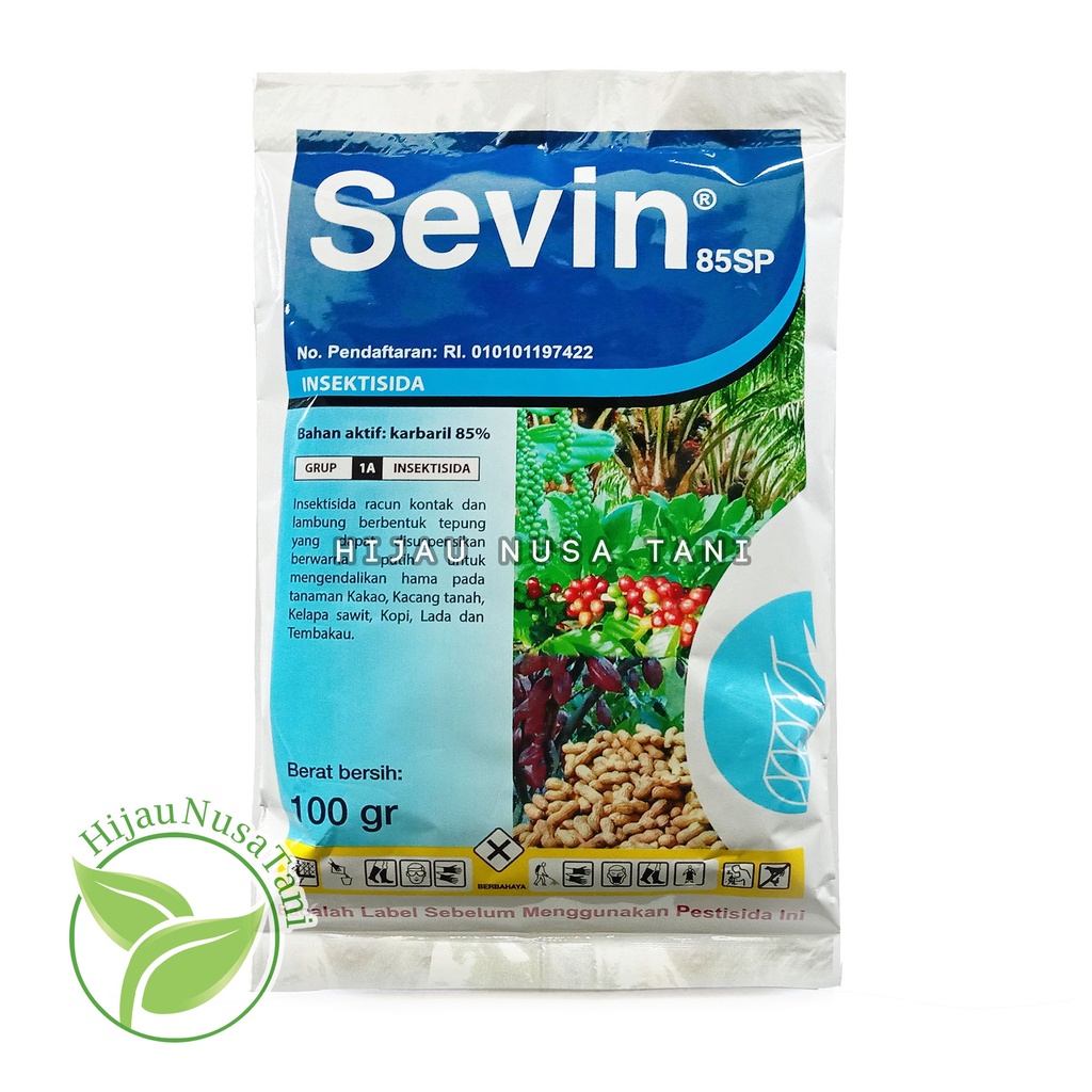 Jual SEVIN 85SP 100 gram - Insektisida Pestisida Anti Serangga Pembasmi ...