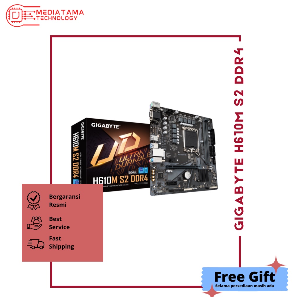 Jual GIGABYTE H610M S2 DDR4 - Motherboard (Intel® H610 Express Chipset ...