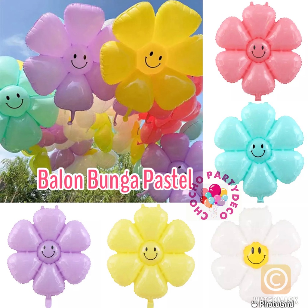 Jual Balon Bunga Daisy Pastel Macaron | Shopee Indonesia