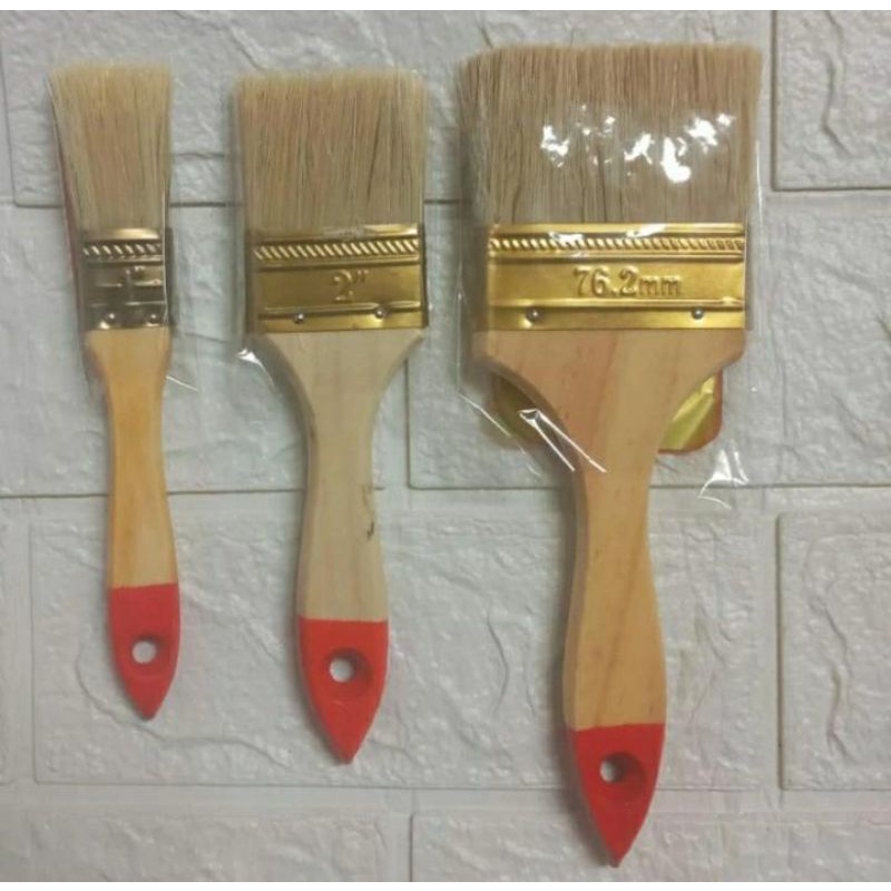 Jual Kuas Cat Kayu/Tembok Bekualitas 1/2/3 Inch | Shopee Indonesia