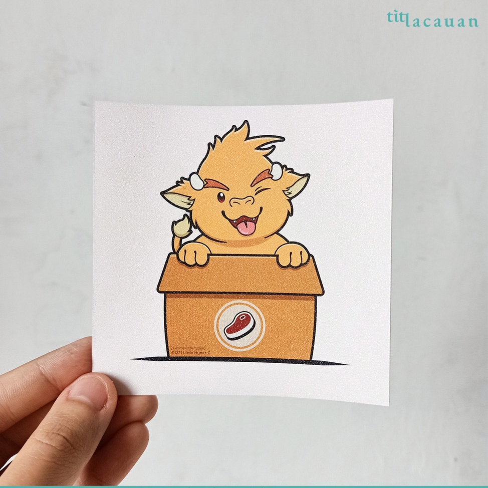 Jual Poster Art Print Bull in A Box - Poster Sapi Kerbau lucu ...