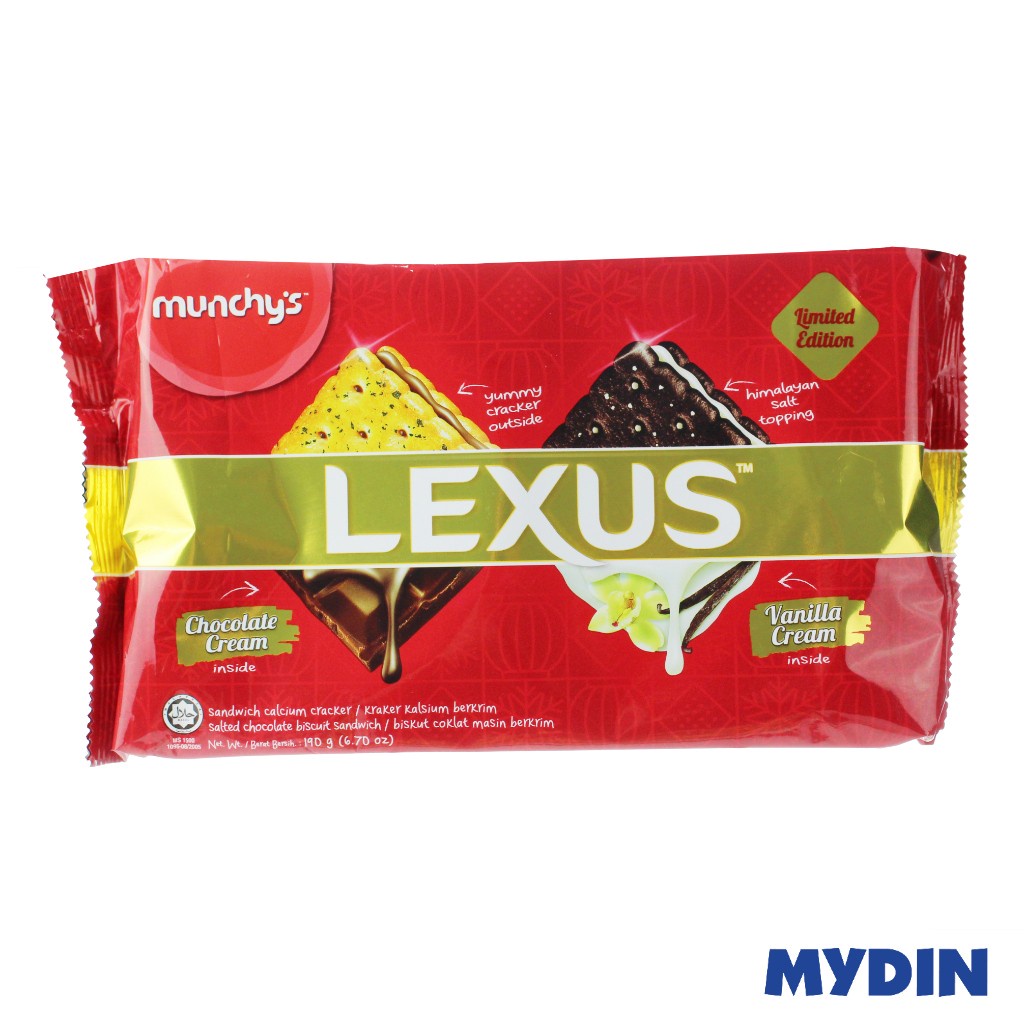 Jual Biskuit Impor Munchys Lexus Crackers All Variant Family Pack 190gr ...