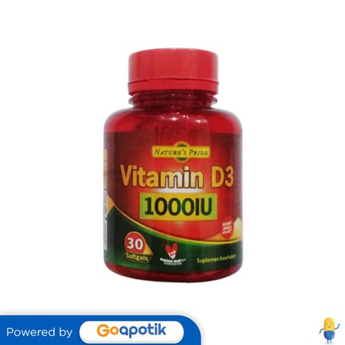 Jual Nature'S Pride Vitamin D3 1000 Iu Botol 30 Kapsul | Shopee Indonesia