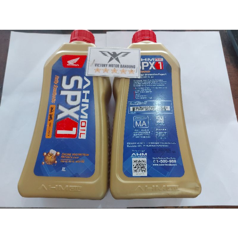 Jual OLI MESIN SPX 1 FULLY SYNTHETIC SAE 10W-30 1000ML (DIJAMIN ASLI ...