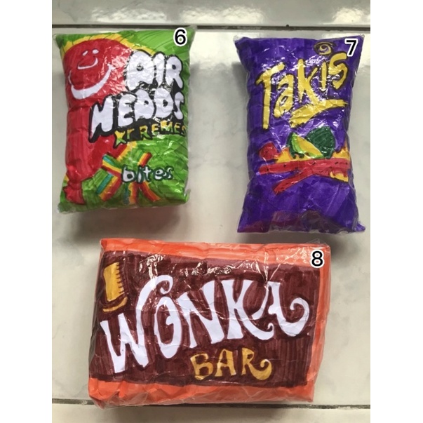 Jual Paper Squishy || mainan anak murah || air heads, takis, wonka bar ...