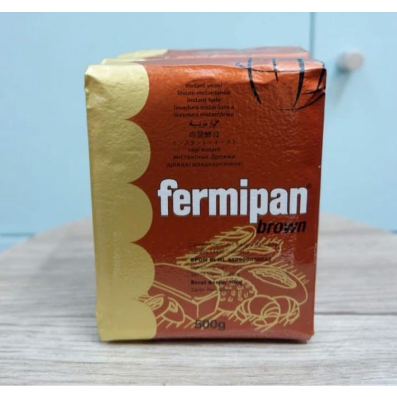 Jual ragi fermipan brown yeast 500 gr | Shopee Indonesia