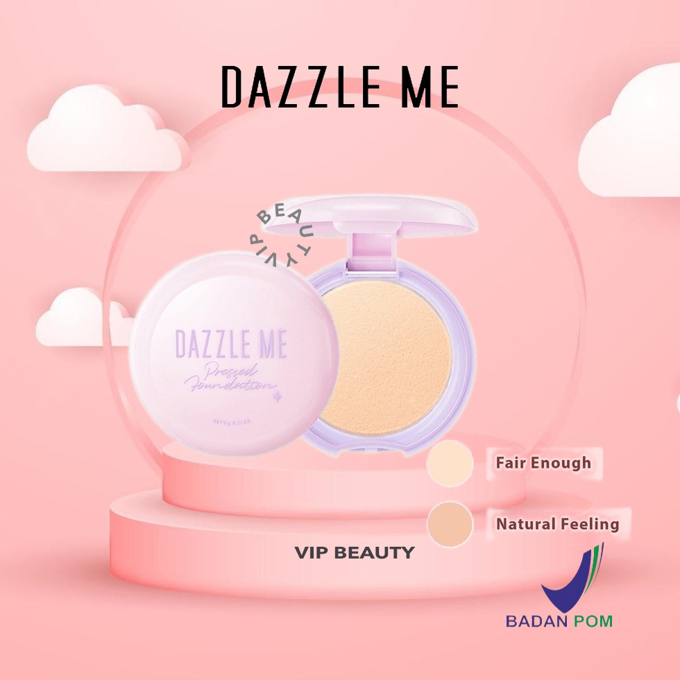 Jual DAZZLE ME Muse Pressed Foundation | Long Lasting Filter Like ...