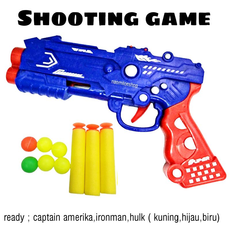 Jual SHOOTING GAME Mainan tembakan Shimura Shoting Gun Kokang Pistol ...