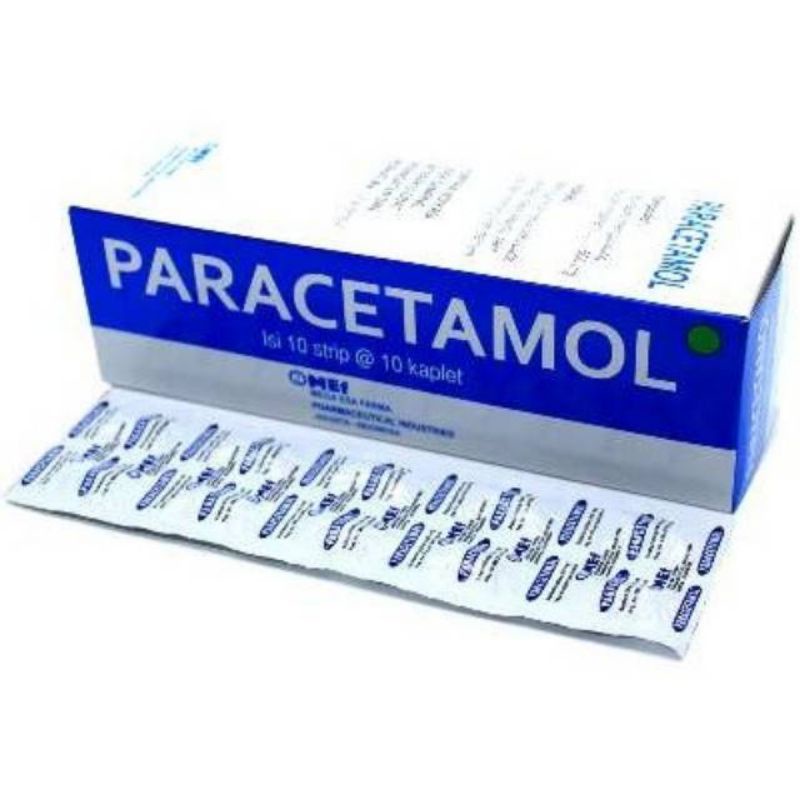 Jual Paracetamol 500mg MEF Kaplet Pereda Nyeri Obat Panas | Shopee ...