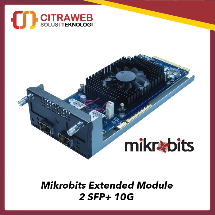 Jual Mikrobits MXM-2S+ Extended Module 2 port SFP+ 10G Ainos v3 Dinara ...