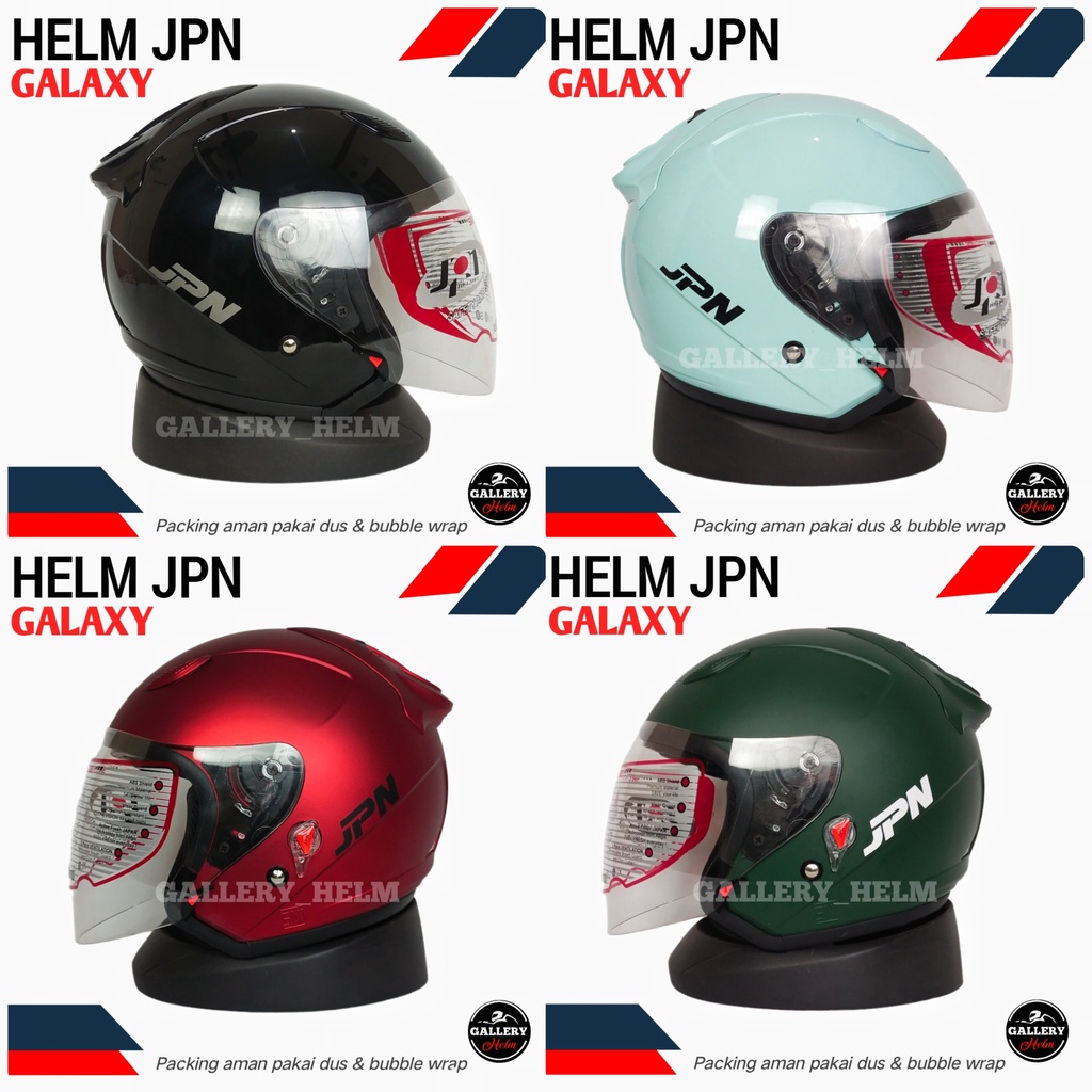 Jual HELM JPN GALAXY ORIGINAL | HELM HALF FACE TERBARU | Shopee Indonesia