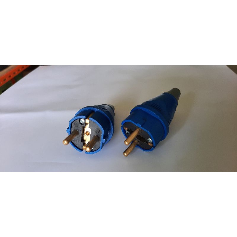 Jual EWIGE 024 PLUG JECK LISTRIK BIRU BAGUS TAHAN PANAS FORT STEKER 2 ...