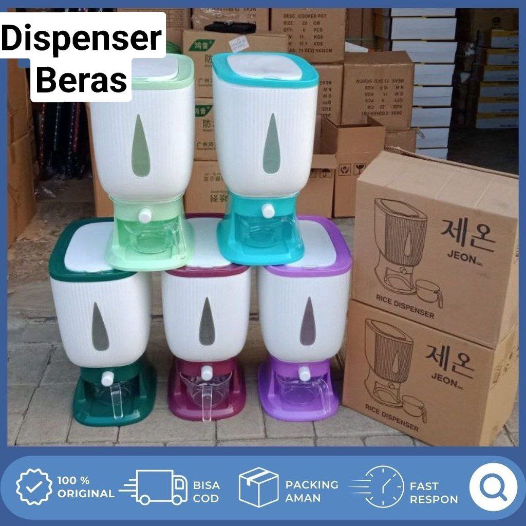 Jual Dispenser beras otomatis 10L/Rice Box/Tempat Penyimpanan Beras ...