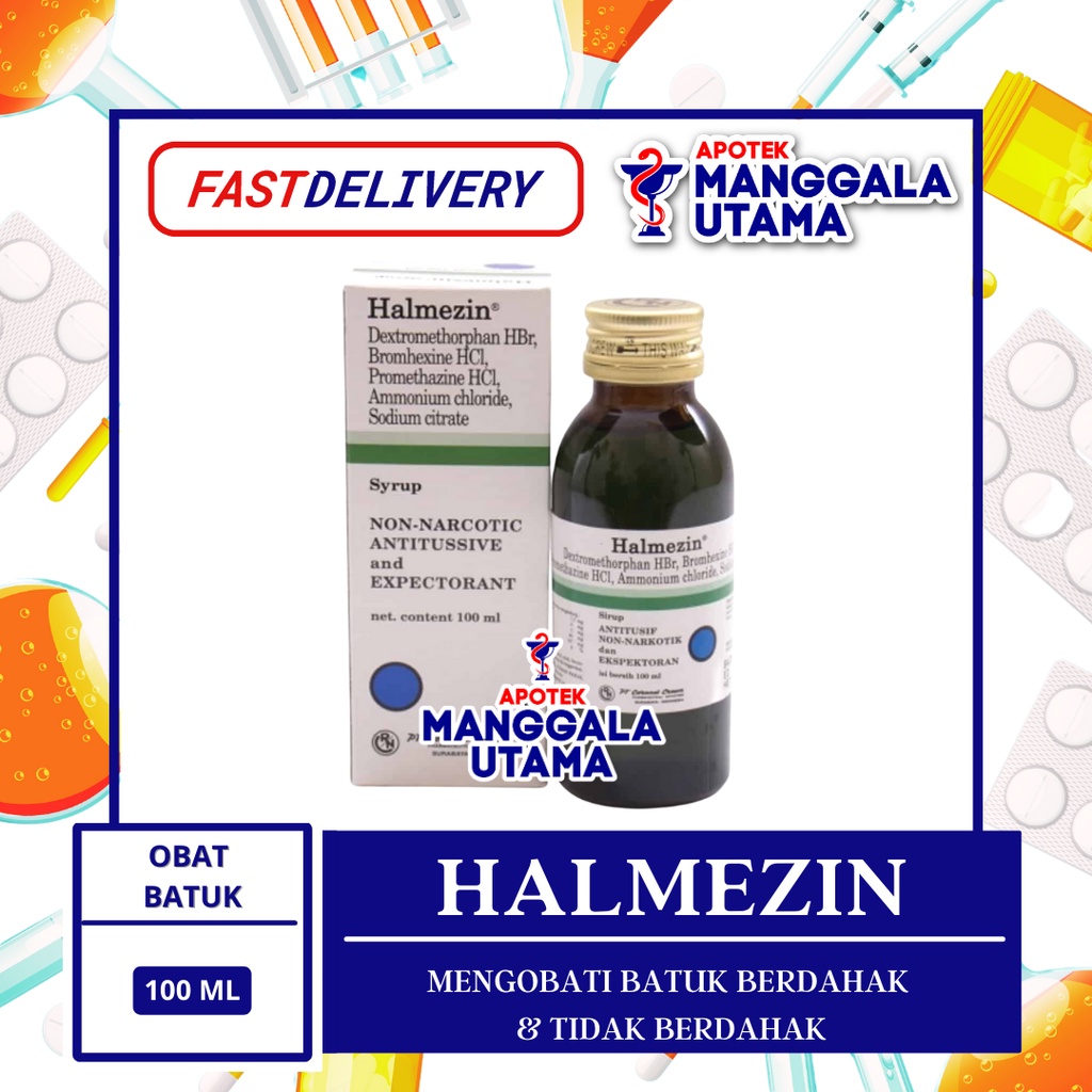 Jual HALMEZIN SIRUP ISI 100 ML | Shopee Indonesia