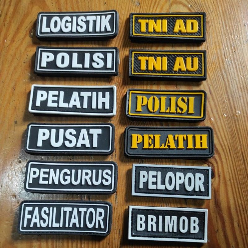 Jual Patch Rubber kecil untuk Samping topi velcro | Shopee Indonesia