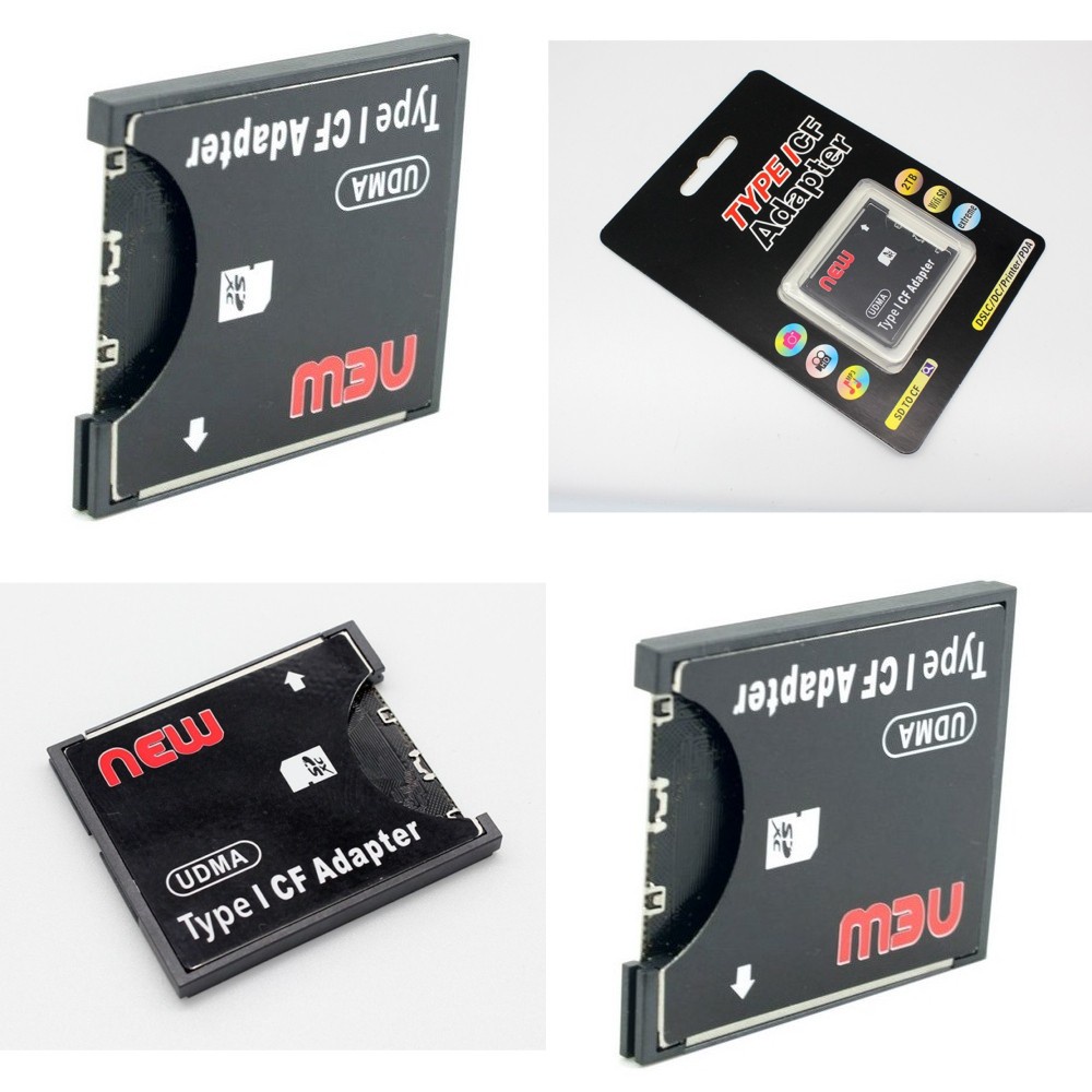 Jual Compact Flash CF Card Adapter Converter MicroSD Type1 SDHC SDXC SD ...