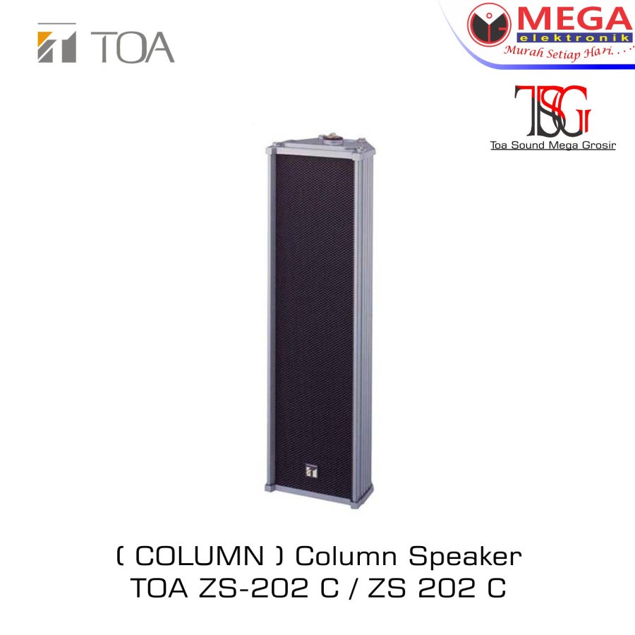 Jual TOA COLUMN SPEAKER ZS-202 C / ZS 202 C | Shopee Indonesia