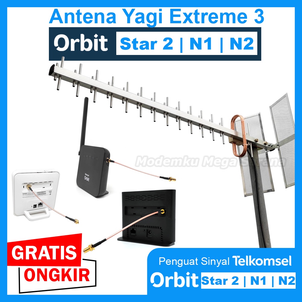 Jual Antena Orbit Star 2 Star N1 Star N2 | Modem Router Huawei B311 ...