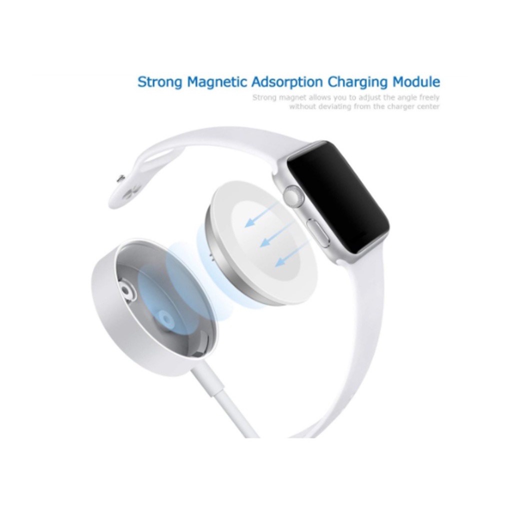 Jual KABEL CHARGER WATCH FAST CHARGING Watch USB Magnetic wireless jam ...