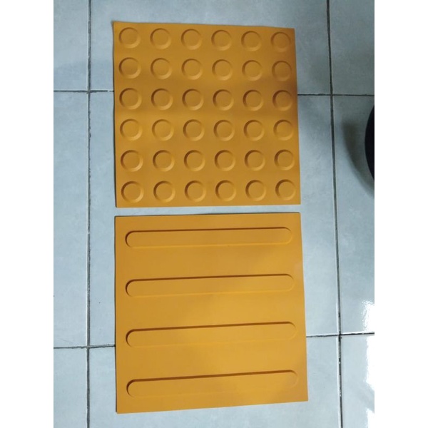 Jual Rubber flooring /Blind road sidewalk rubber /Guiding block pvc ...