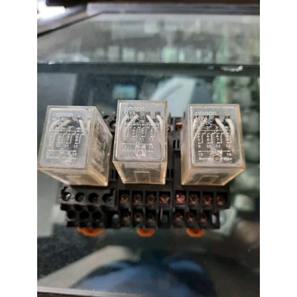 Jual Relay Omron MY4 24VDC + Dudukan | Shopee Indonesia